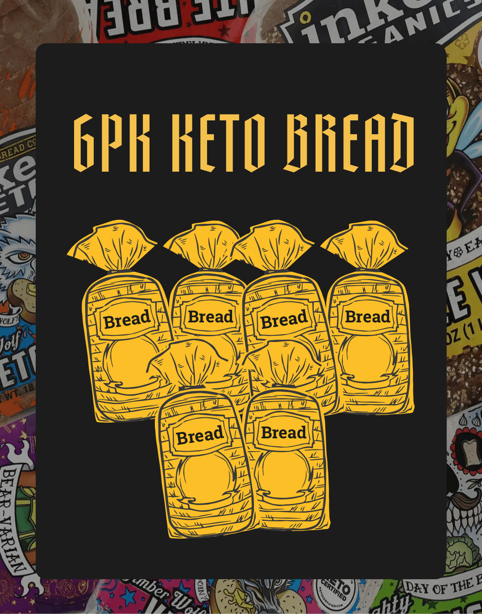 (Keto) Big Bread Wolf Sourdough Bread – Inked Bread