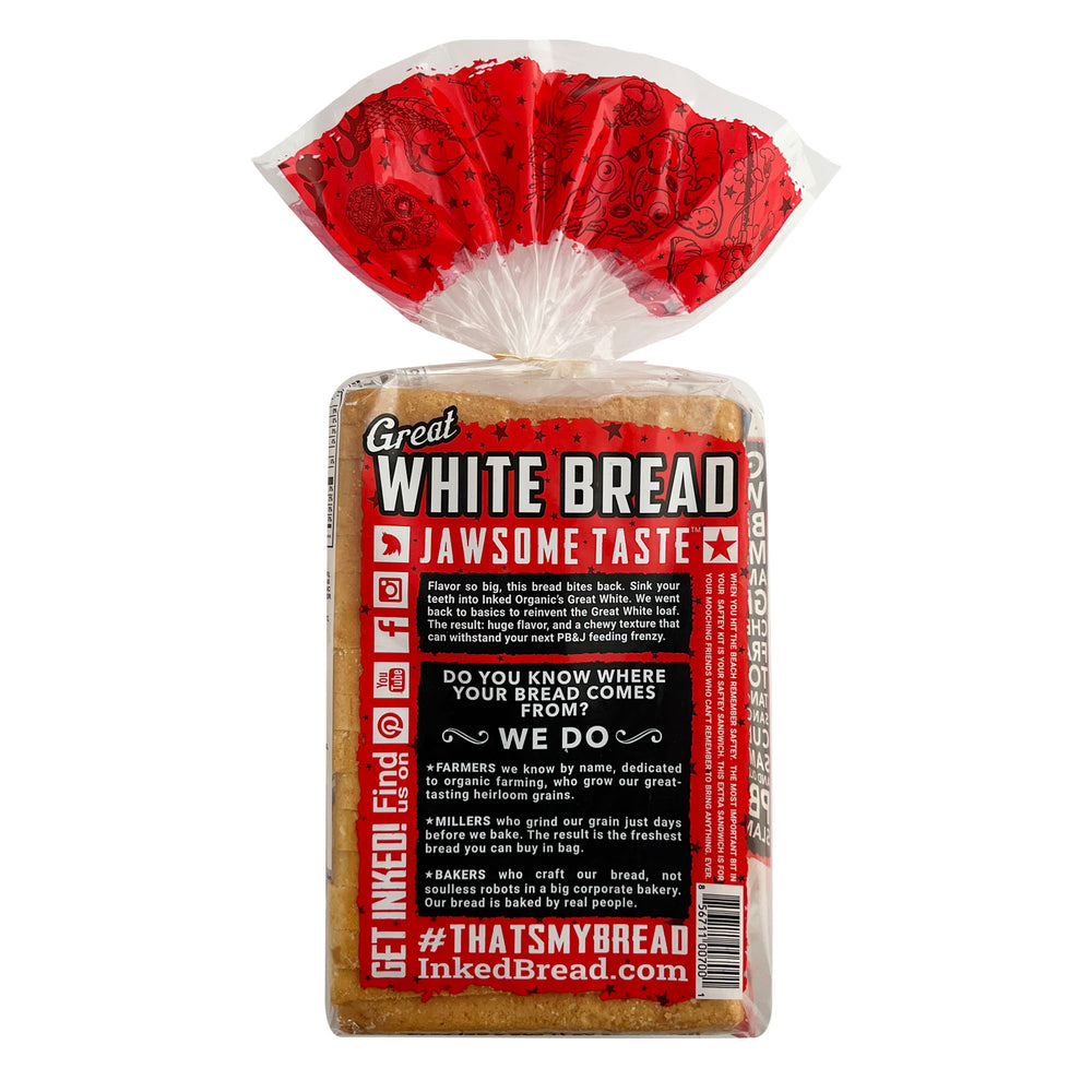 (Organic) Great White Bread – Inked Bread