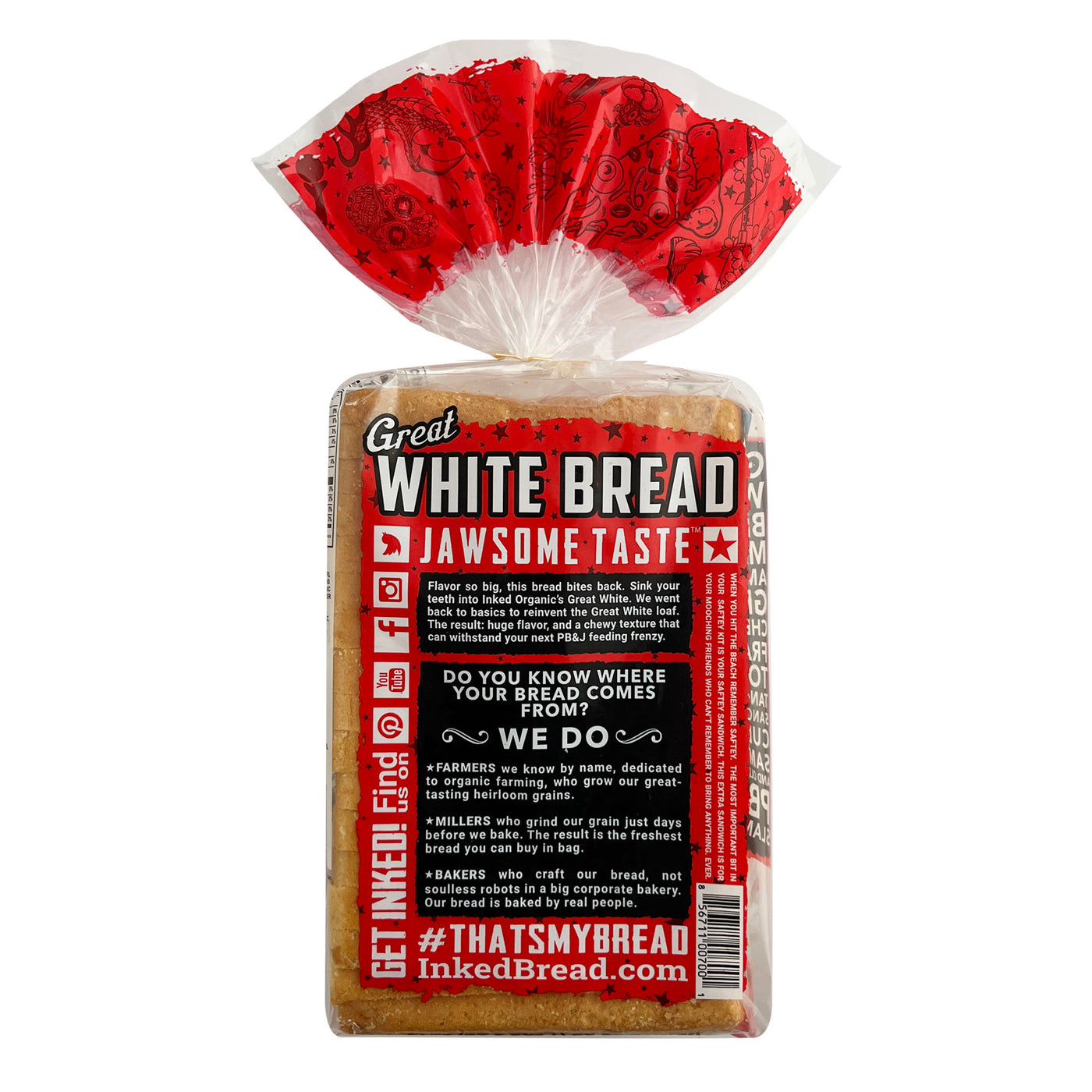 (Organic) Great White Bread – Inked Bread