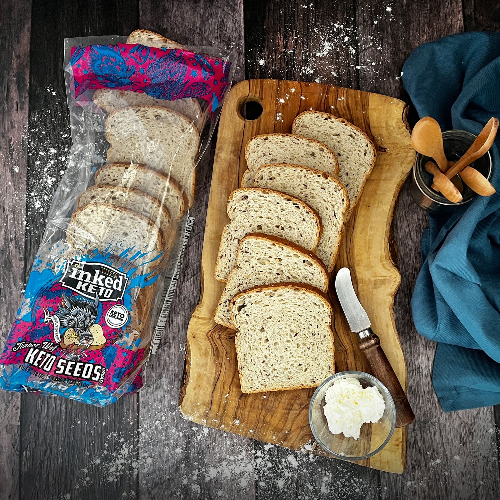(Keto) Timber Wolf Keto Seeds Bread – Inked Bread